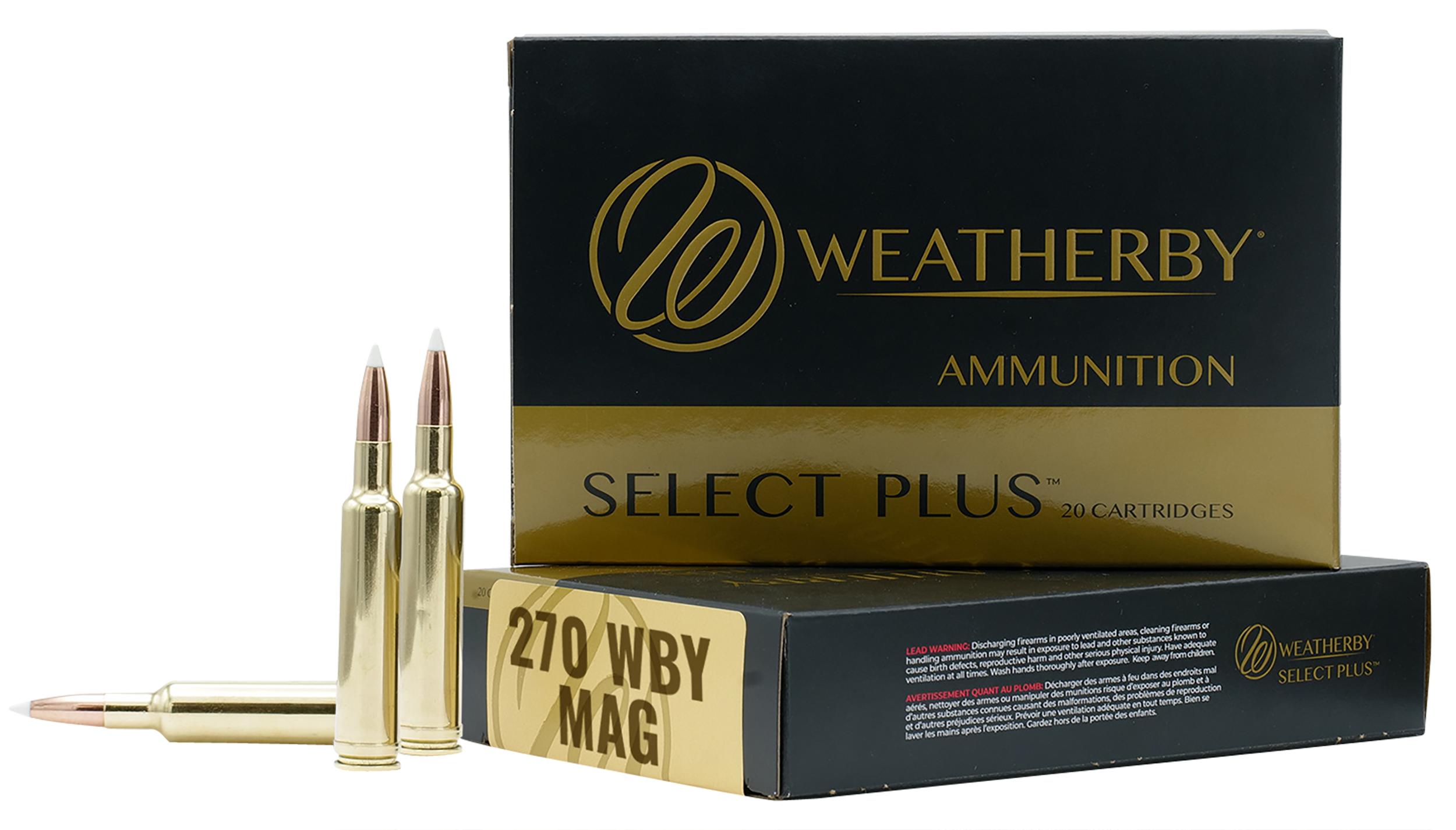 Weatherby n270150pt select plus 270wthbymag 150gr nosler spitzer partit ...