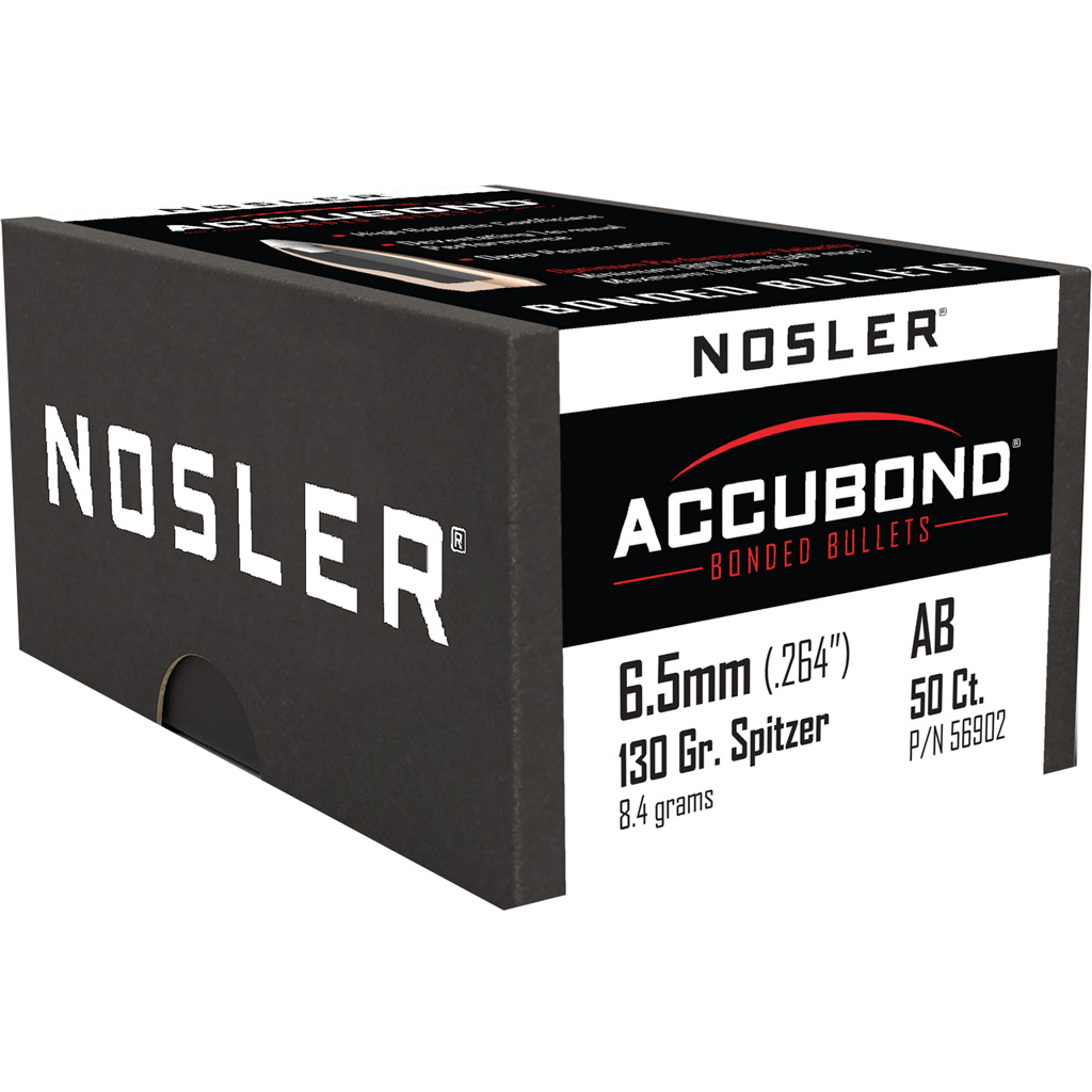 Nosler accubond bullets 6.5mm 130 gr. Spitzer point 50 pk. - Other ...