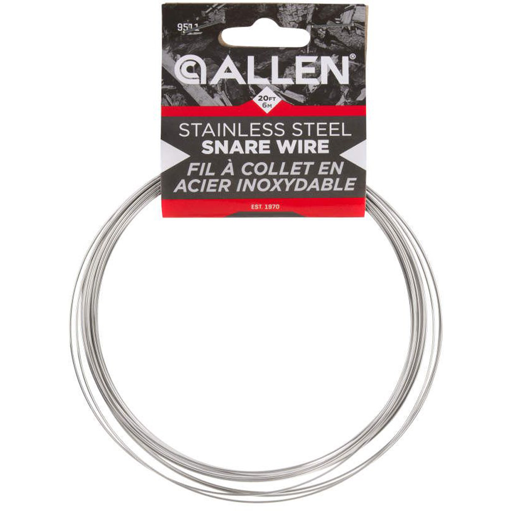 Allen stainles steel snare wire 20ft - Animal Traps at GunBroker.com ...