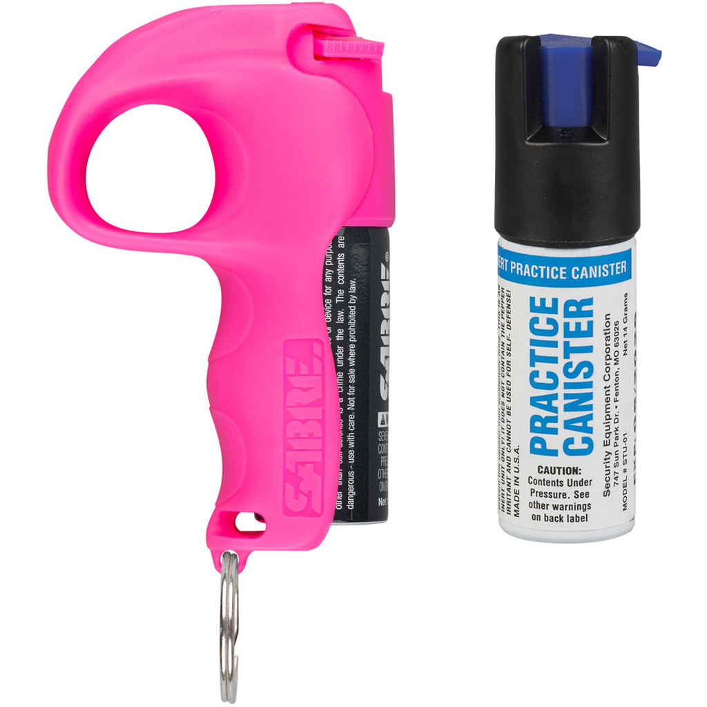 Sabre easy aim pepper spray w-practice pink - Less-Lethal Weapons at ...