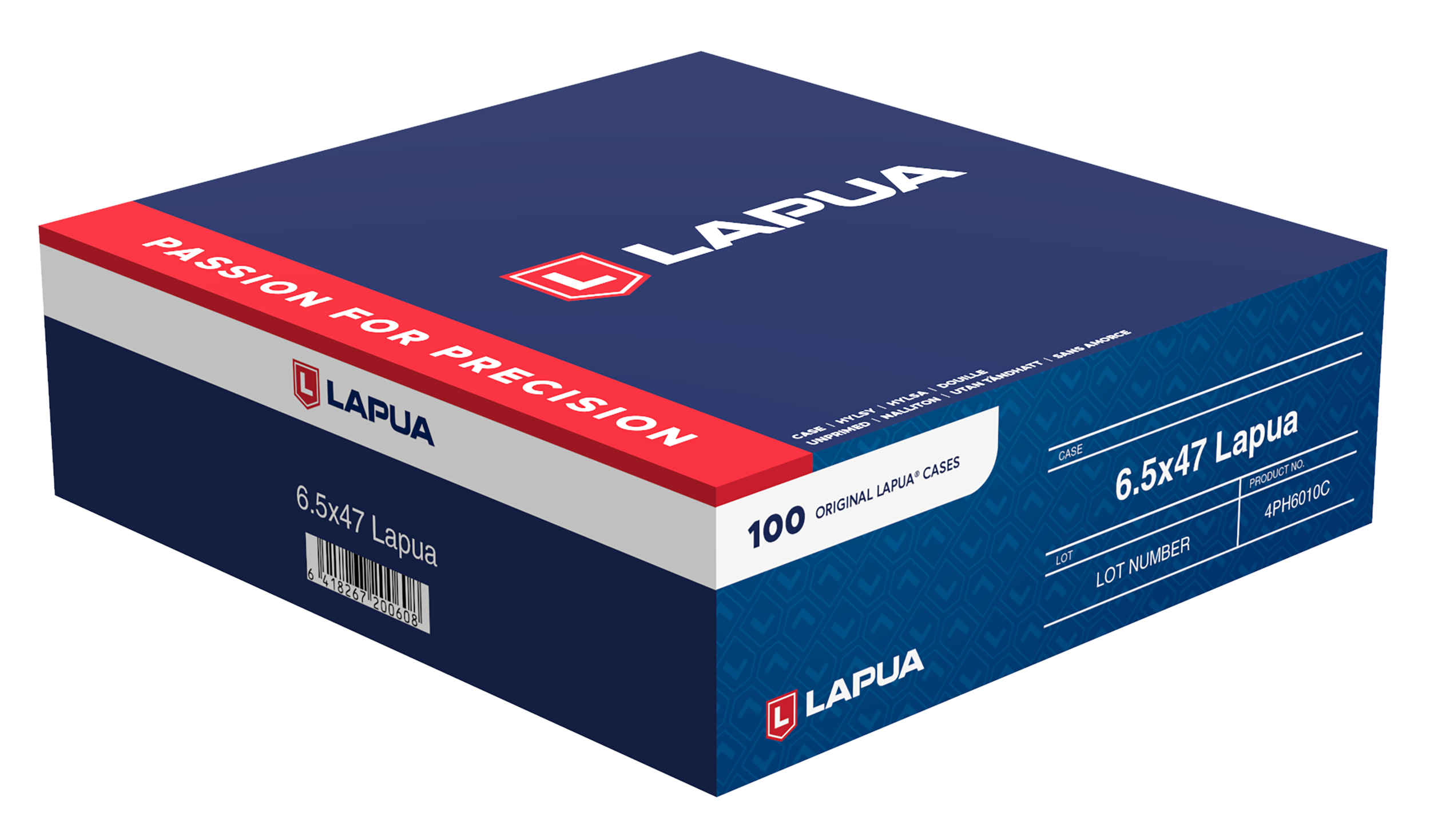 Berger bullets unprimed cases 6.5x47 rifle brass 100-box - Reloading ...