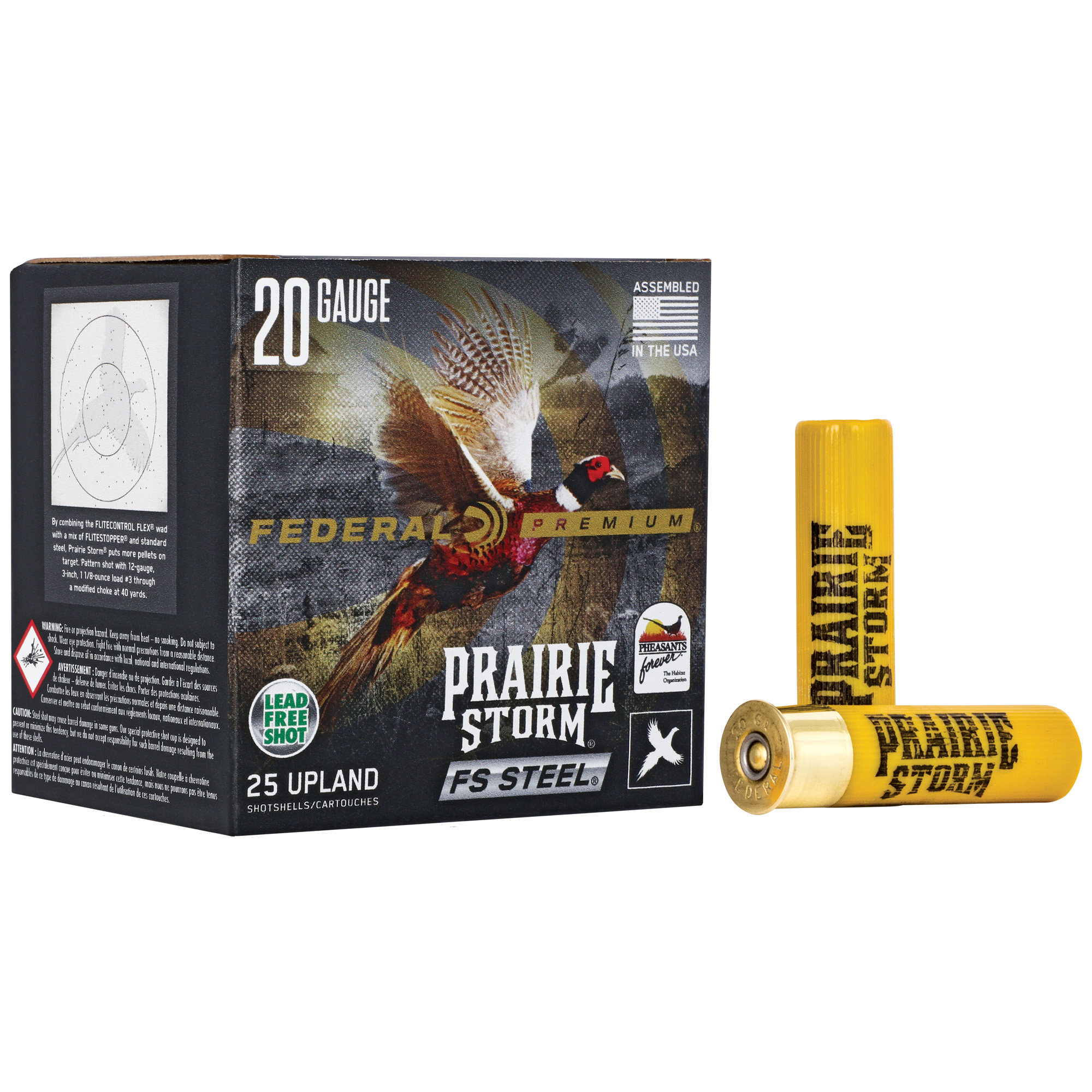 Fed pr storm 20ga 3" 4 stl 25-250 - Shotgun Shells at GunBroker.com ...