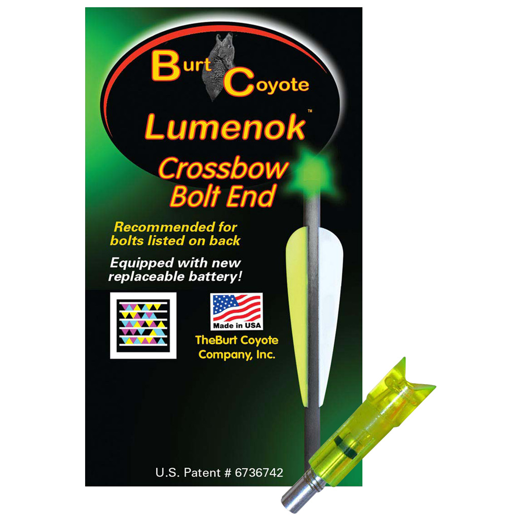 Lumenok crossbow nocks green moon gold tip 3 pk. - Other Rifle ...