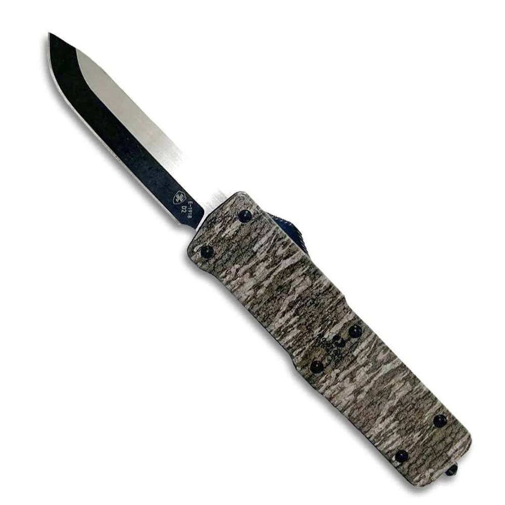 Templar knife premium large knife 3-1-2" d2 drop point blade mossy oak ...
