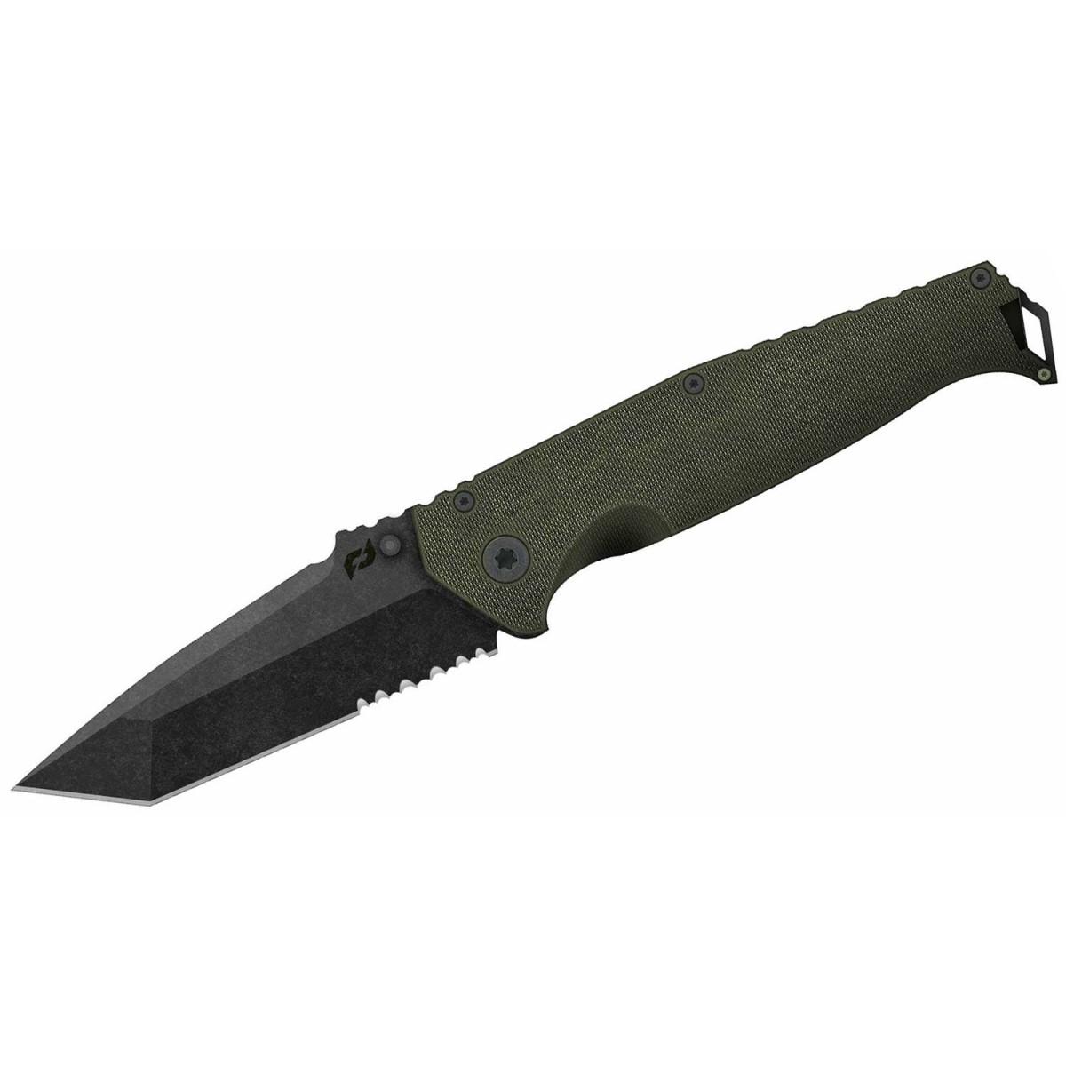 Schrade beta class melee assisted opening folding knife 3 1-2" blade od ...