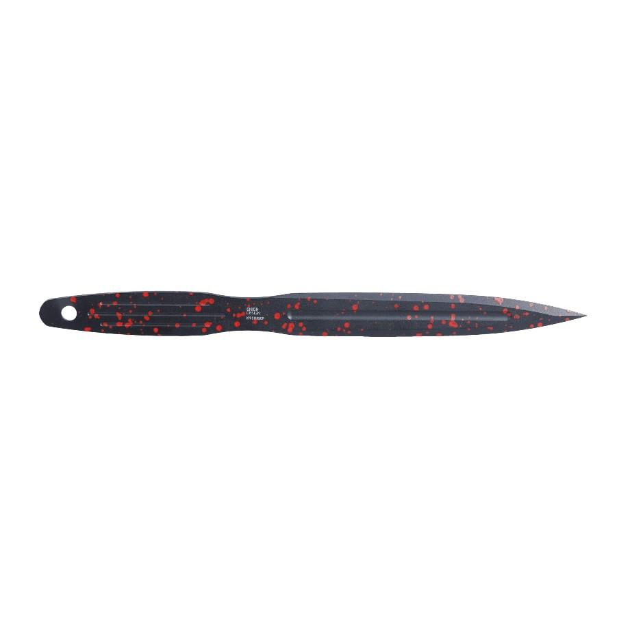 Crkt onion throwing knives 6-1-4" spear point blade black and red 3-ct ...