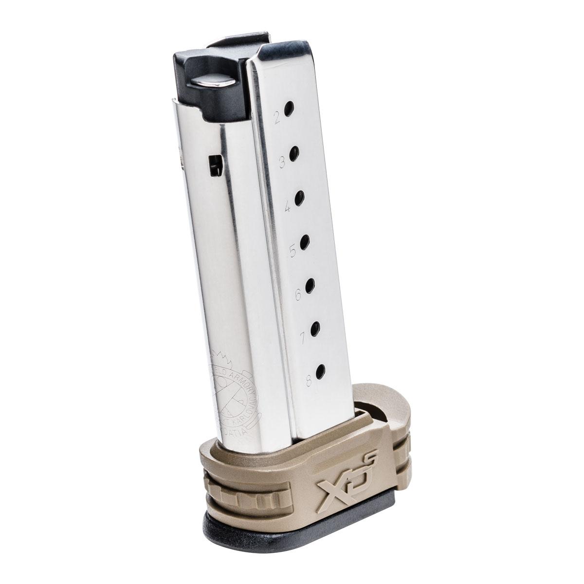 Springfield xd-s extended magazine fde 9mm 8-rd - 1911 Magazines & 1911 ...