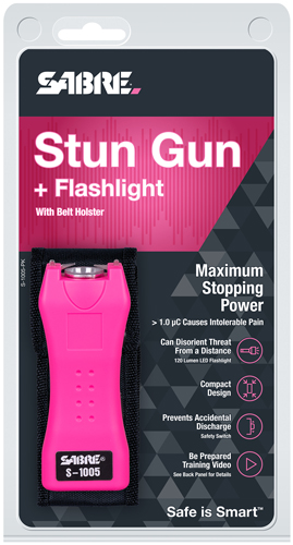 W-holster 1.600uc pinksabre stun gun flashlight mini - Less-Lethal ...