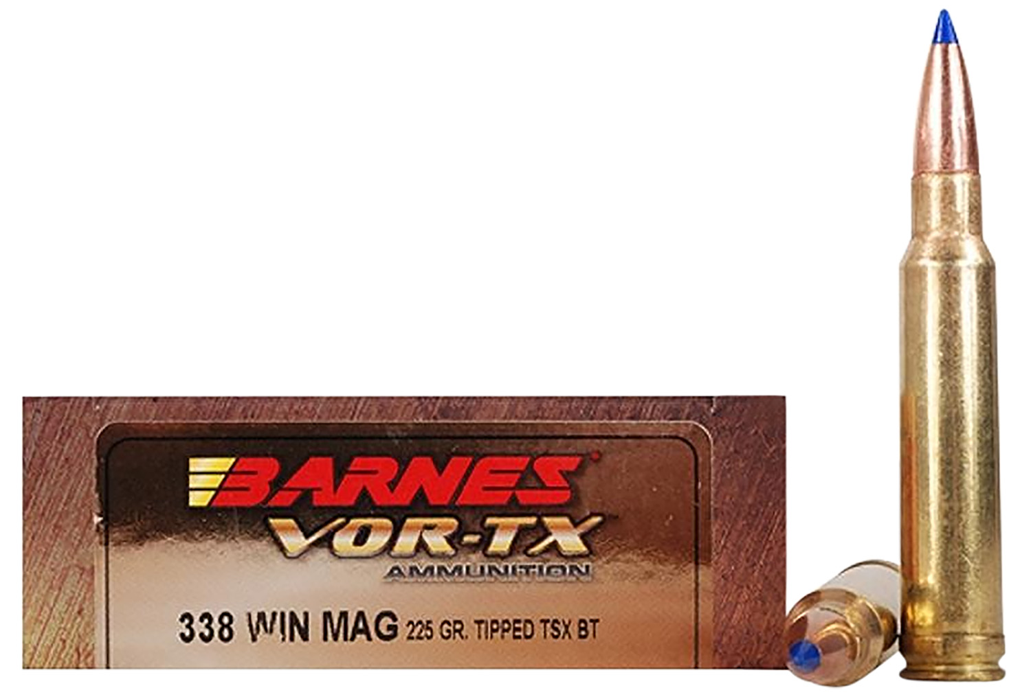 Barnes 338 Win Mag Ammo 225gr VOR-TX - Rifle Ammo at GunBroker.com ...