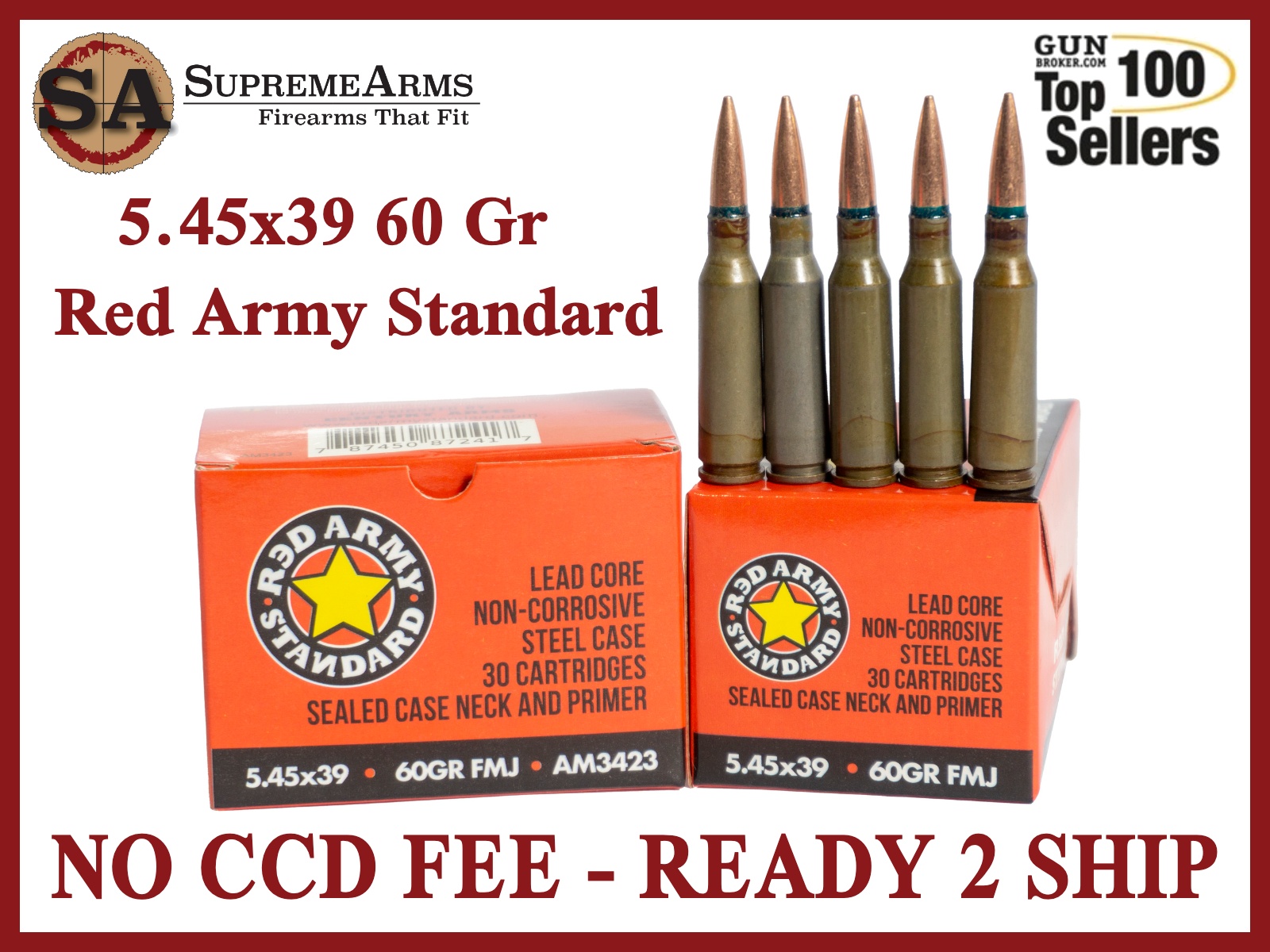 5.45x39 Ammo - Rifle Ammo at GunBroker.com : 1150835842
