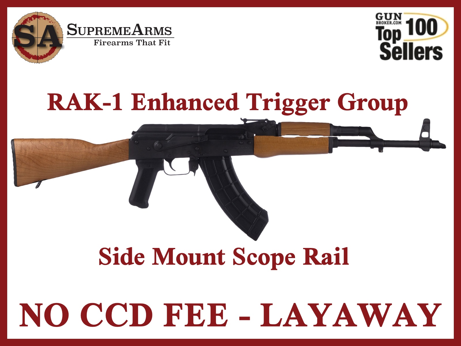 Century Arms WASR-10 AK-47 - Semi Auto Rifles at GunBroker.com : 1148864643