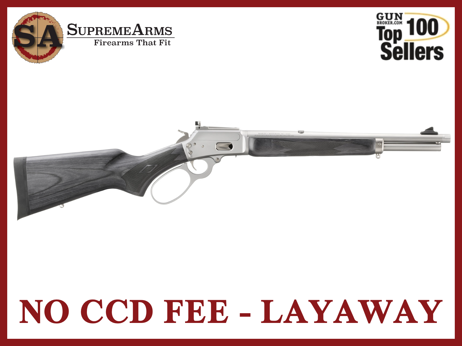 Marlin 1894 trapper 44 mag - Lever Action Rifles at GunBroker.com ...