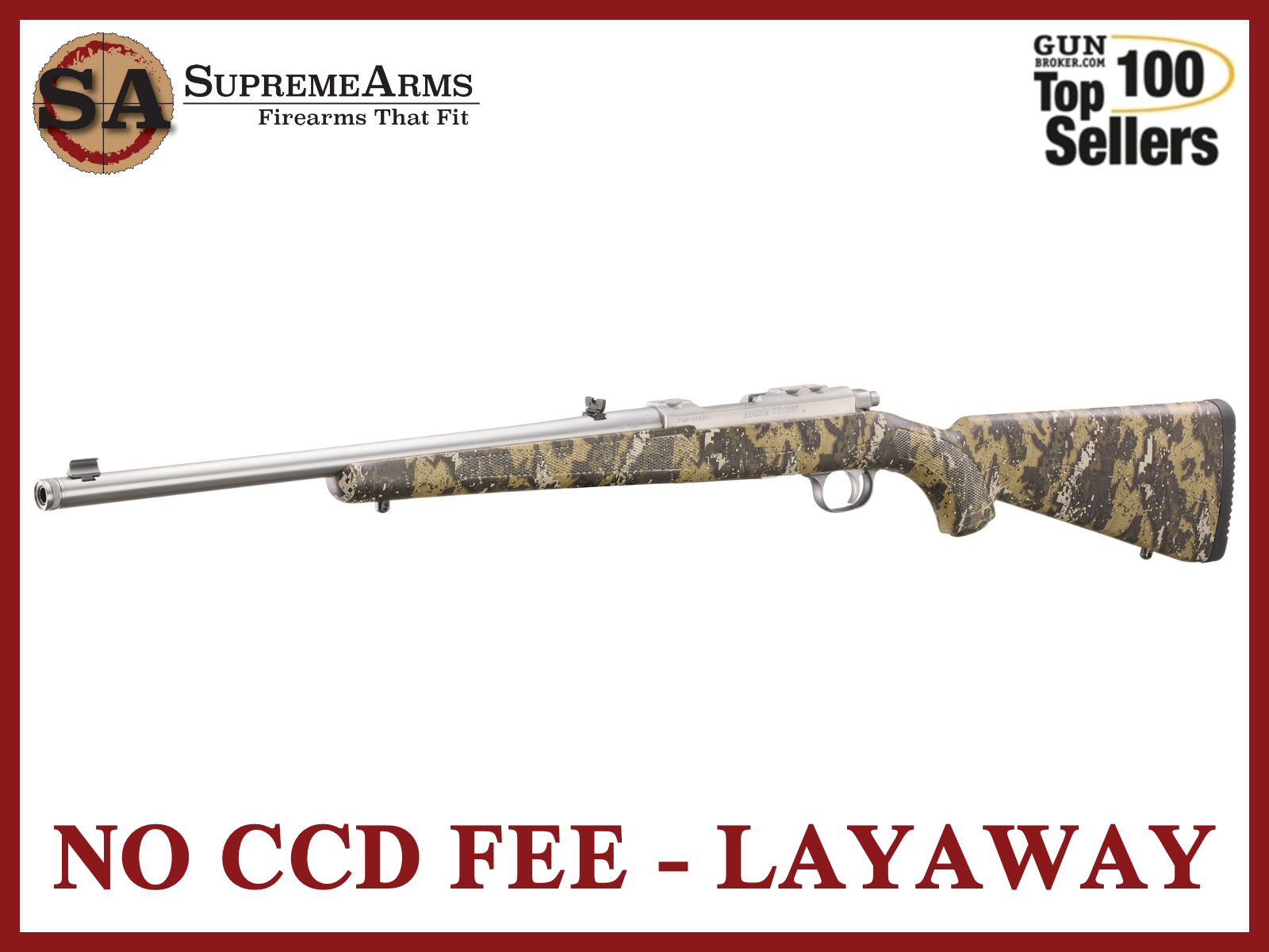 Ruger M77|357 357 Magnum - Bolt Action Rifles at GunBroker.com : 1147175038
