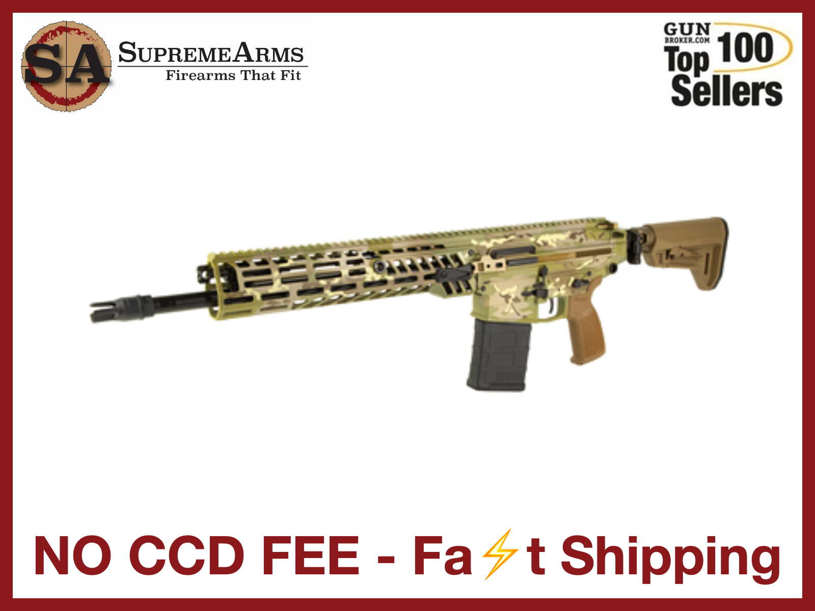 Sig Sauer MCX Spear 762 - Semi Auto Rifles at GunBroker.com : 1143045481