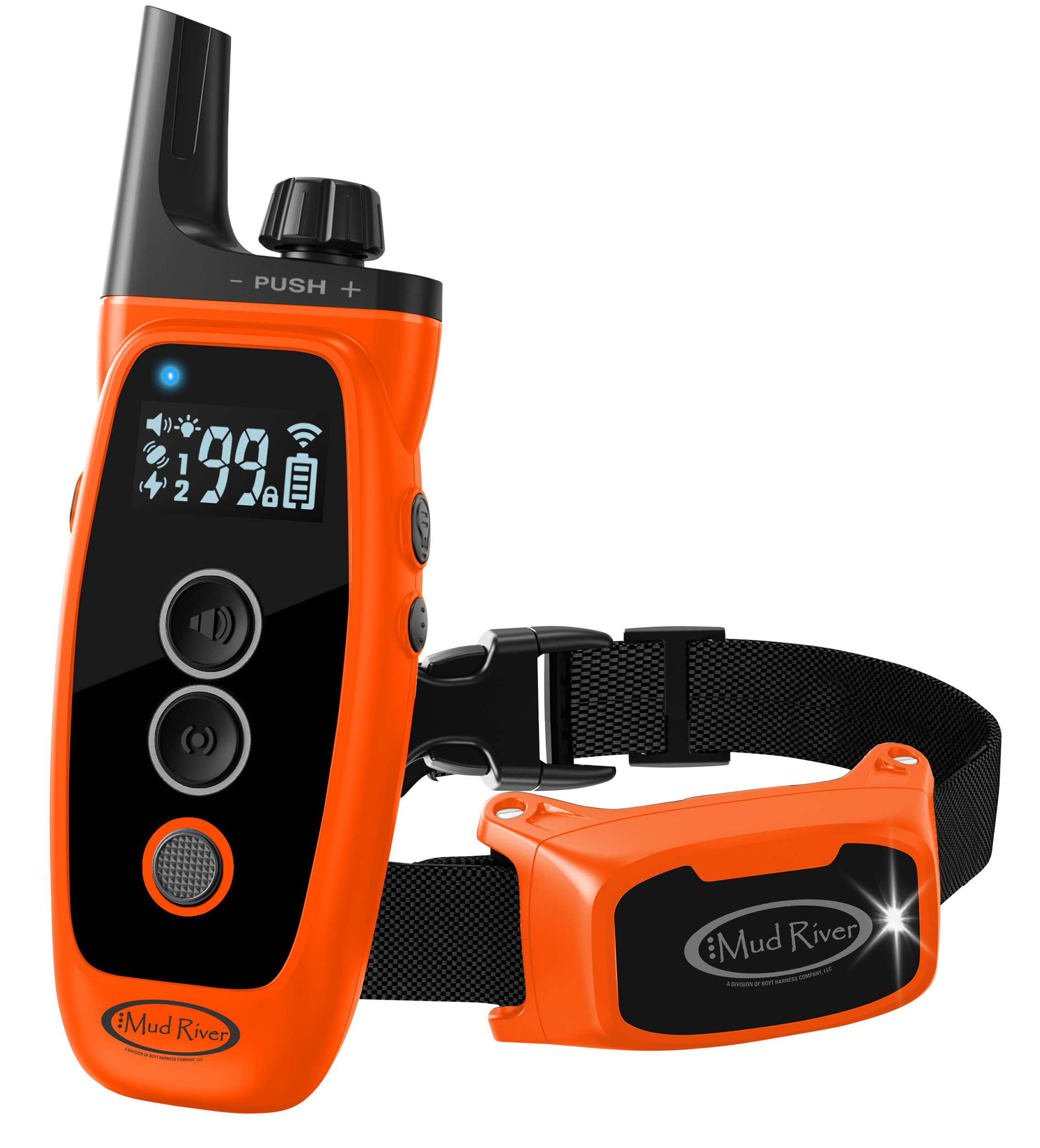 Boyt harness 38107 mr 1000 training collar dog black-orange w ...