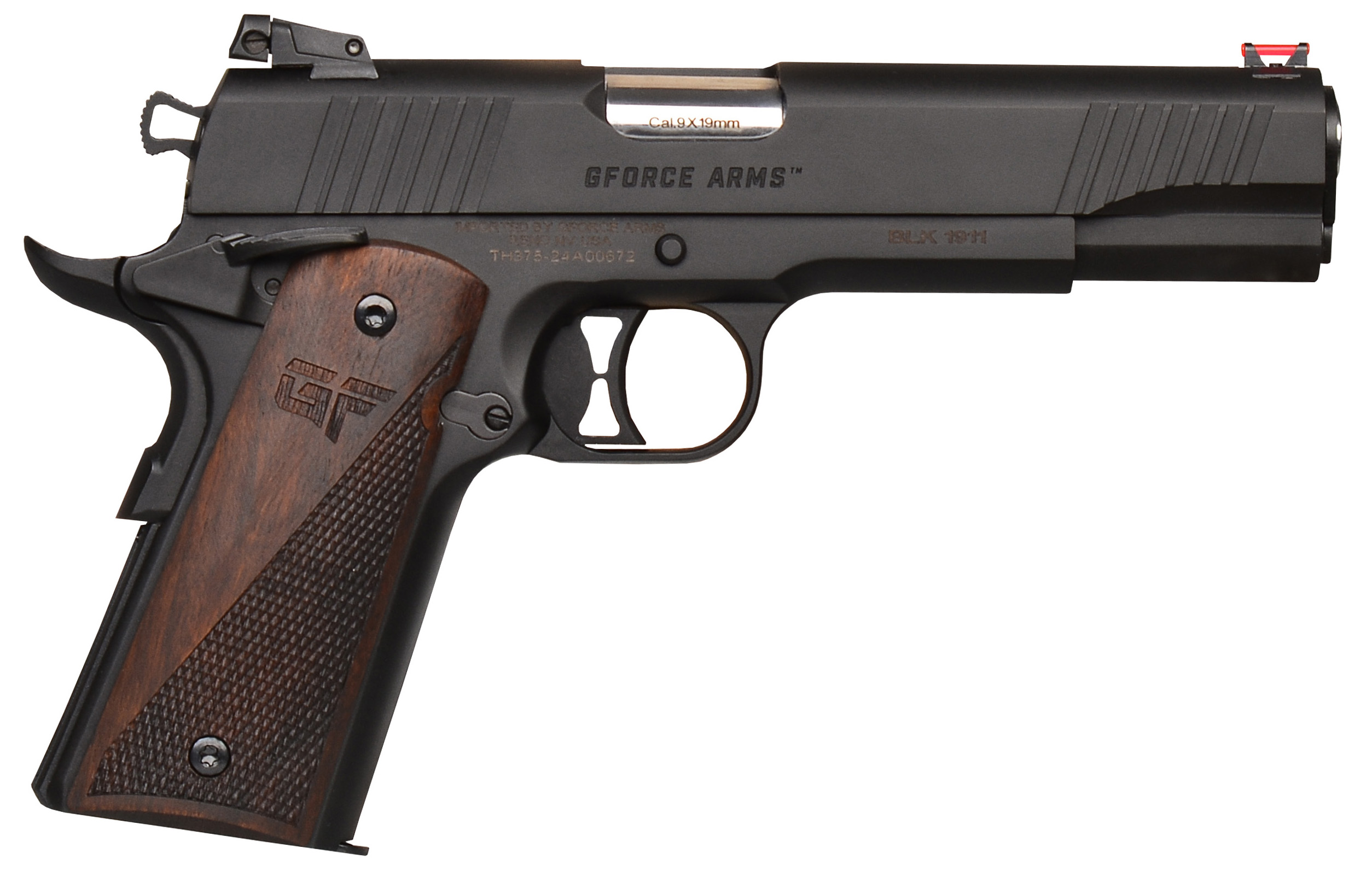 Gforce chronicle 1911 9mm 5 walnut 9rd - Semi Auto Pistols at GunBroker ...