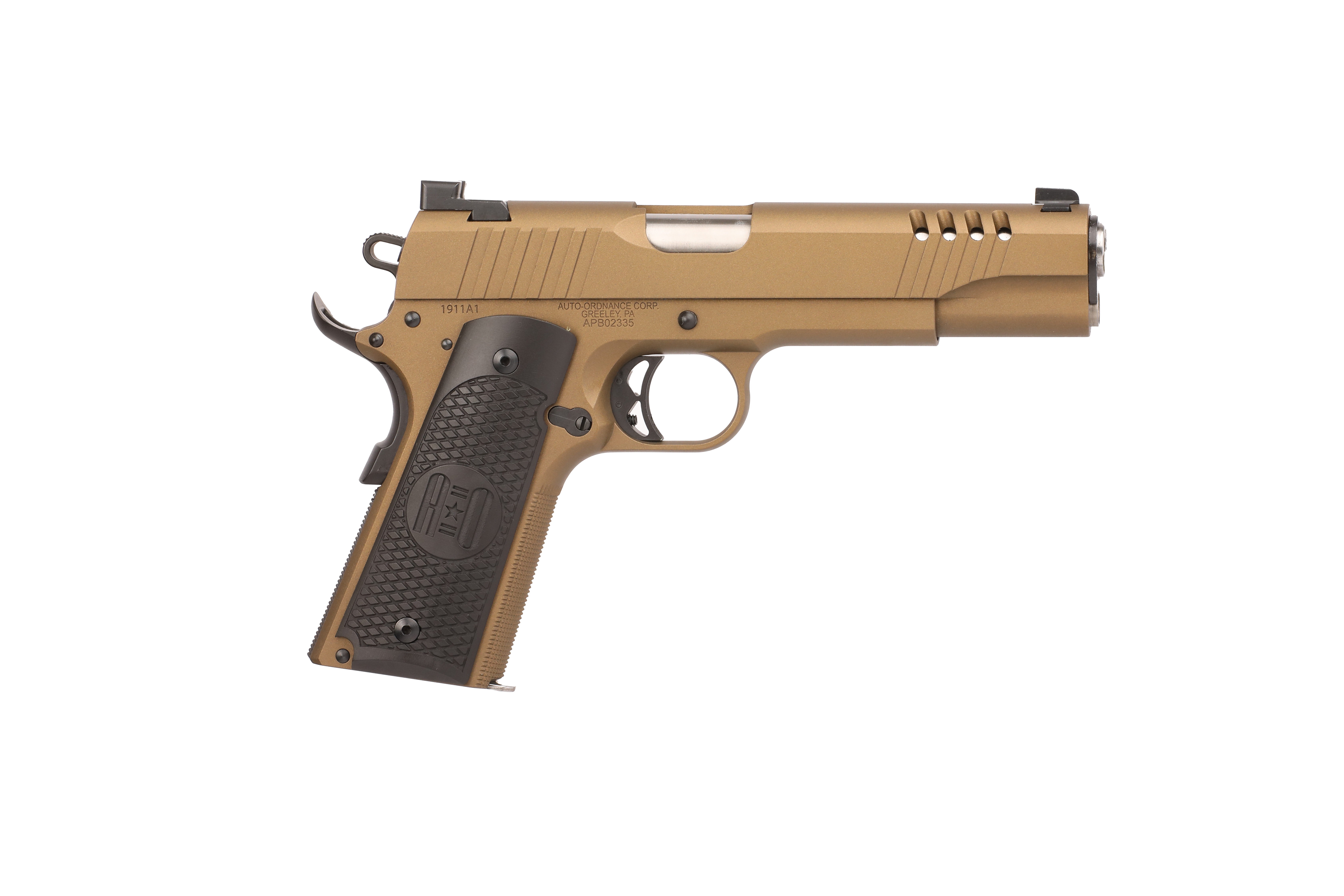 1911 45acp burnt bronze 7+145 acp - Single Shot Pistols at GunBroker ...