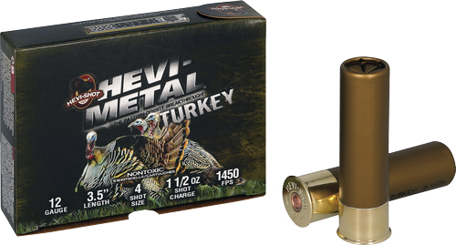 Hevi-shot hevi metal 12ga 3.5" 1-1-2oz 4 5rd 10bx-cs - Other Ammunition ...