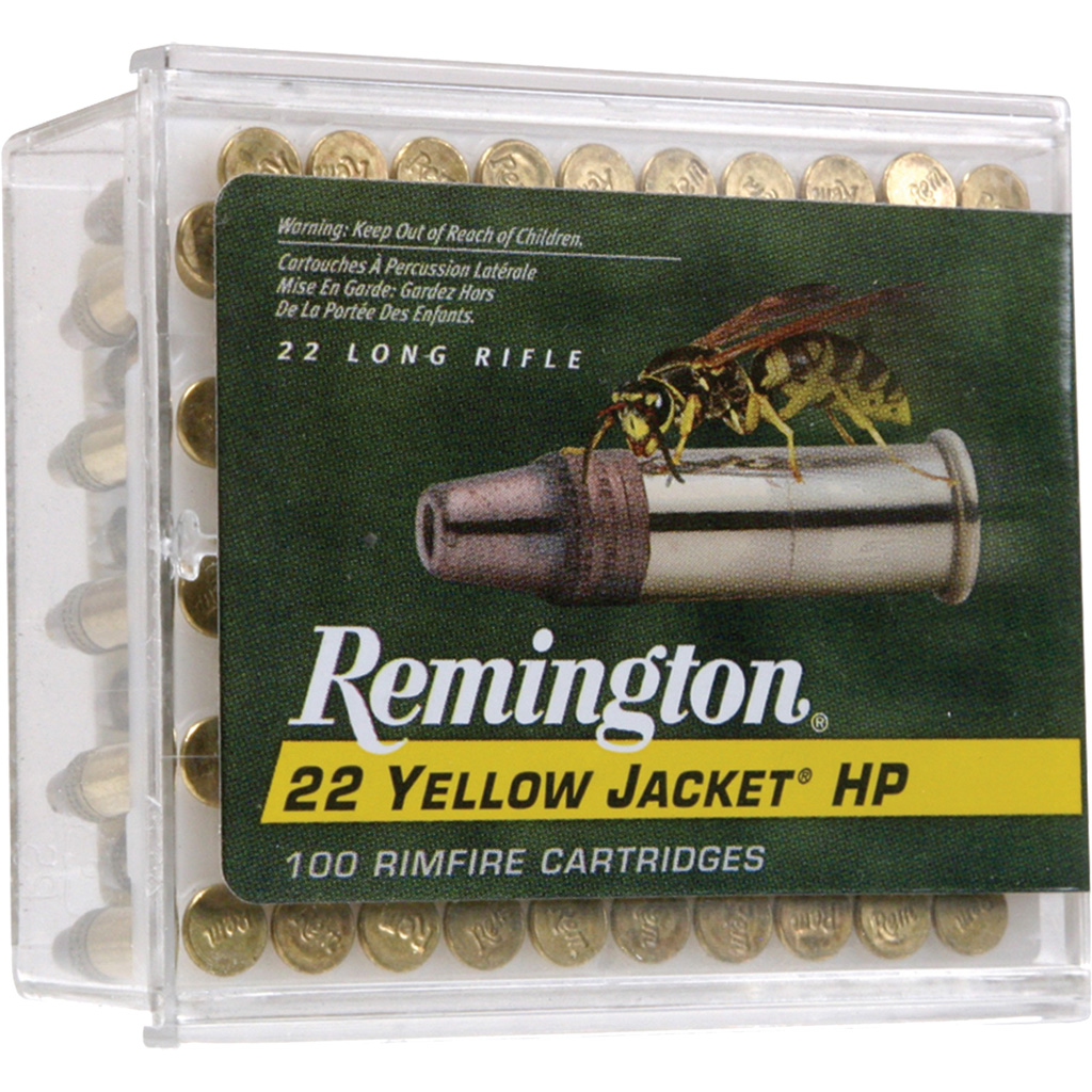 Remington yellow jacket rimfire ammo 22 lr. 33 gr. Tchp 100 rd. - Other ...