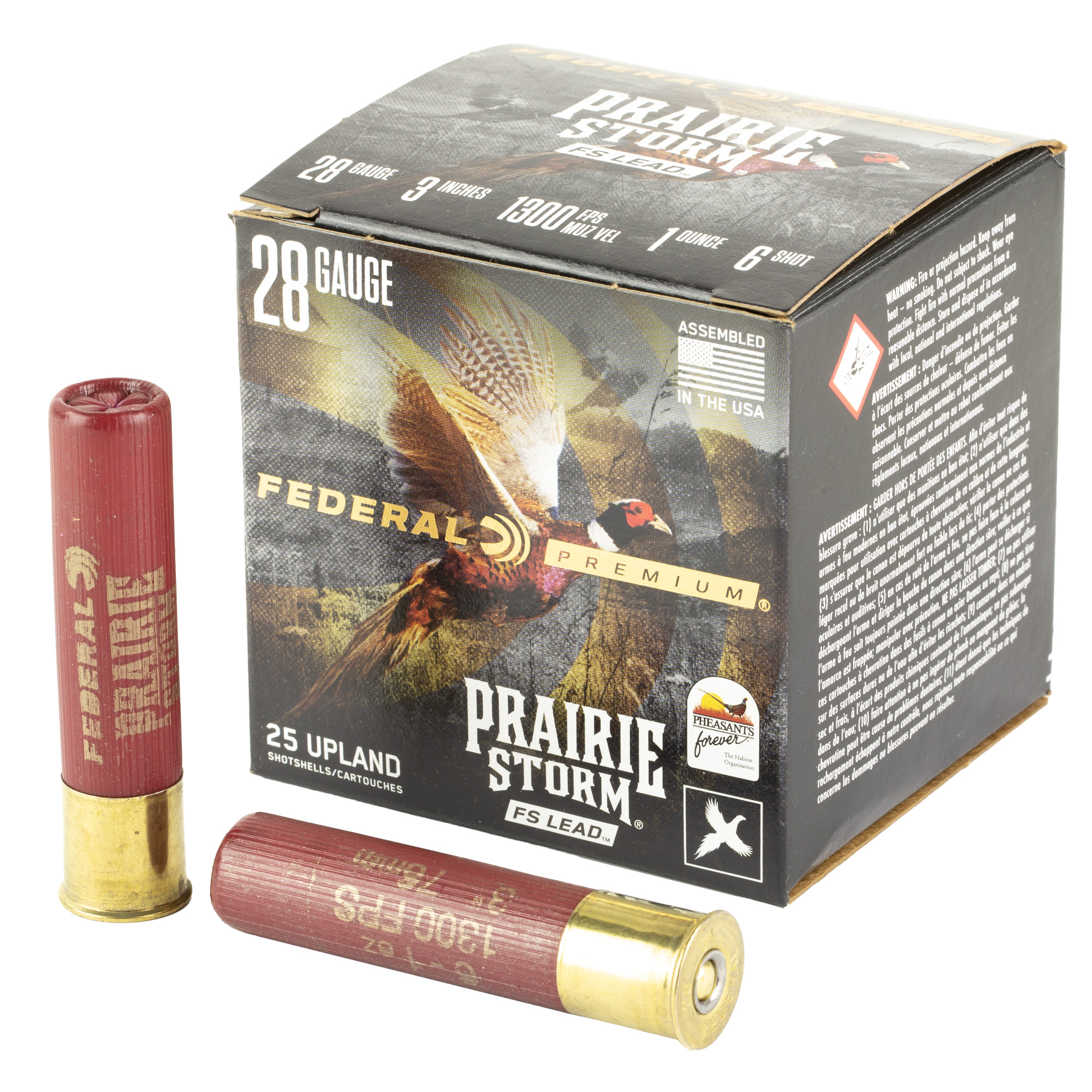 Fed pr strm 28ga 3" 7-8oz 6 25-250 - Shotgun Shells at GunBroker.com ...