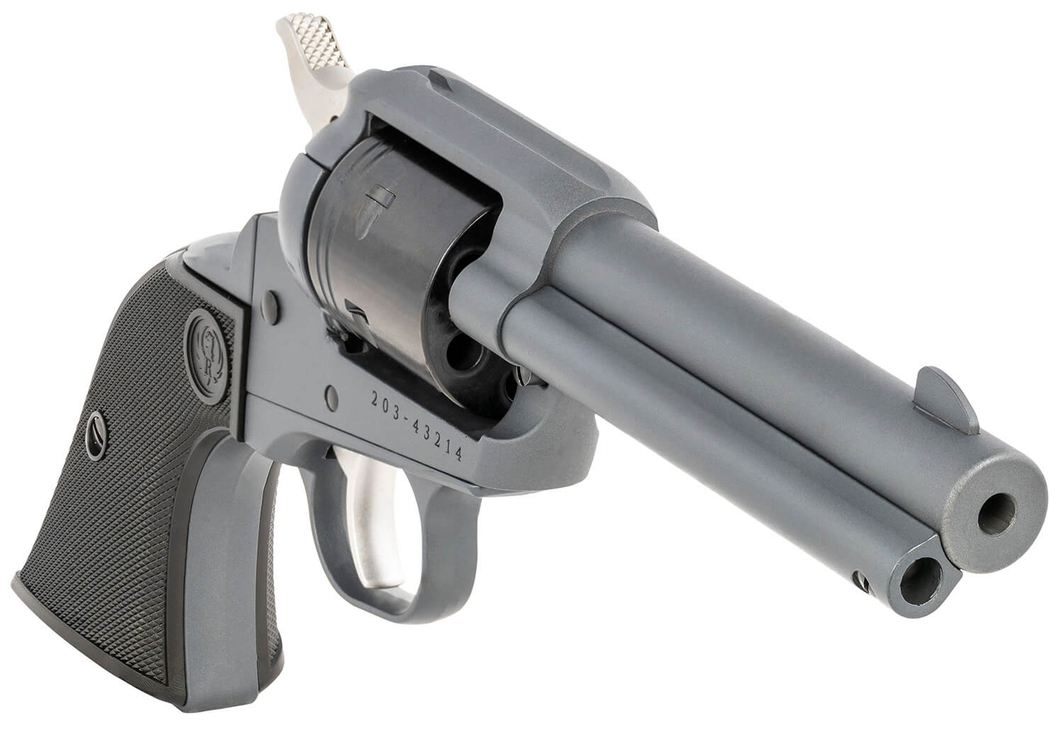 Ruger 2022 Wrangler 22 LR 6rd 4.62" Black Cerakote Cylinder Stone Gray ...