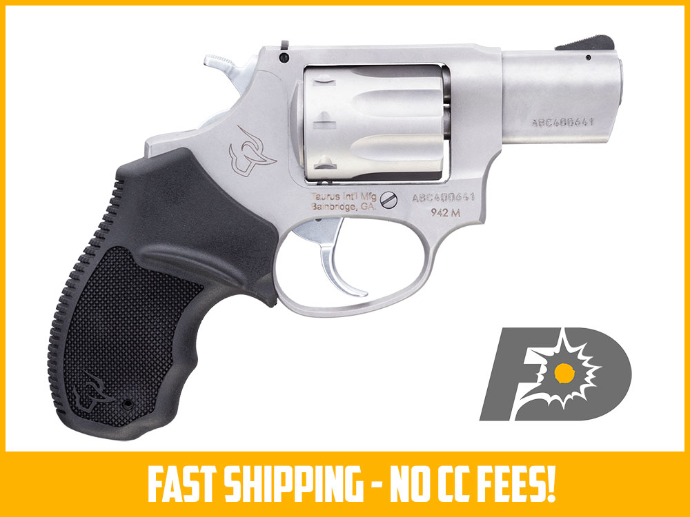 Taurus 942 .22 WMR, 2" barrel, 8 rnd - Matte Stainless [MPN: 2-942M029 ...