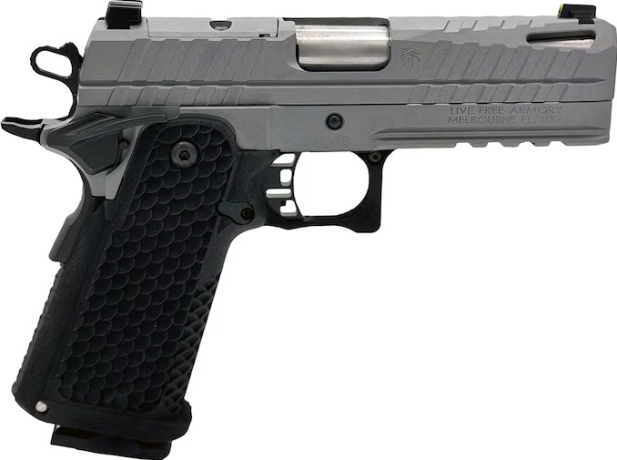 Live Free Armory Apollo 11 Compact Frame 9mm Luger 17+1 4.15" Stainless ...