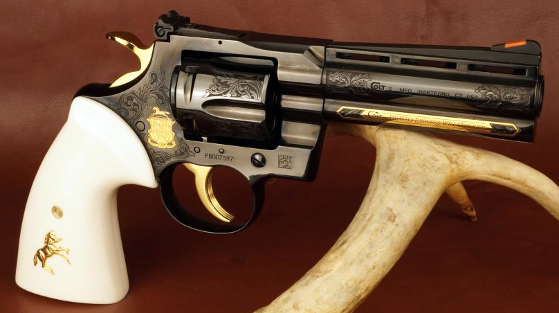 Colt Python .357 Magnum, 4.25" barrel, 6 rnd, ARMSMEAR Limited Edition ...