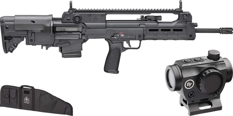 Springfield armory hellion 5.56mm, 18" barrel, cts-103 red-green dot ...