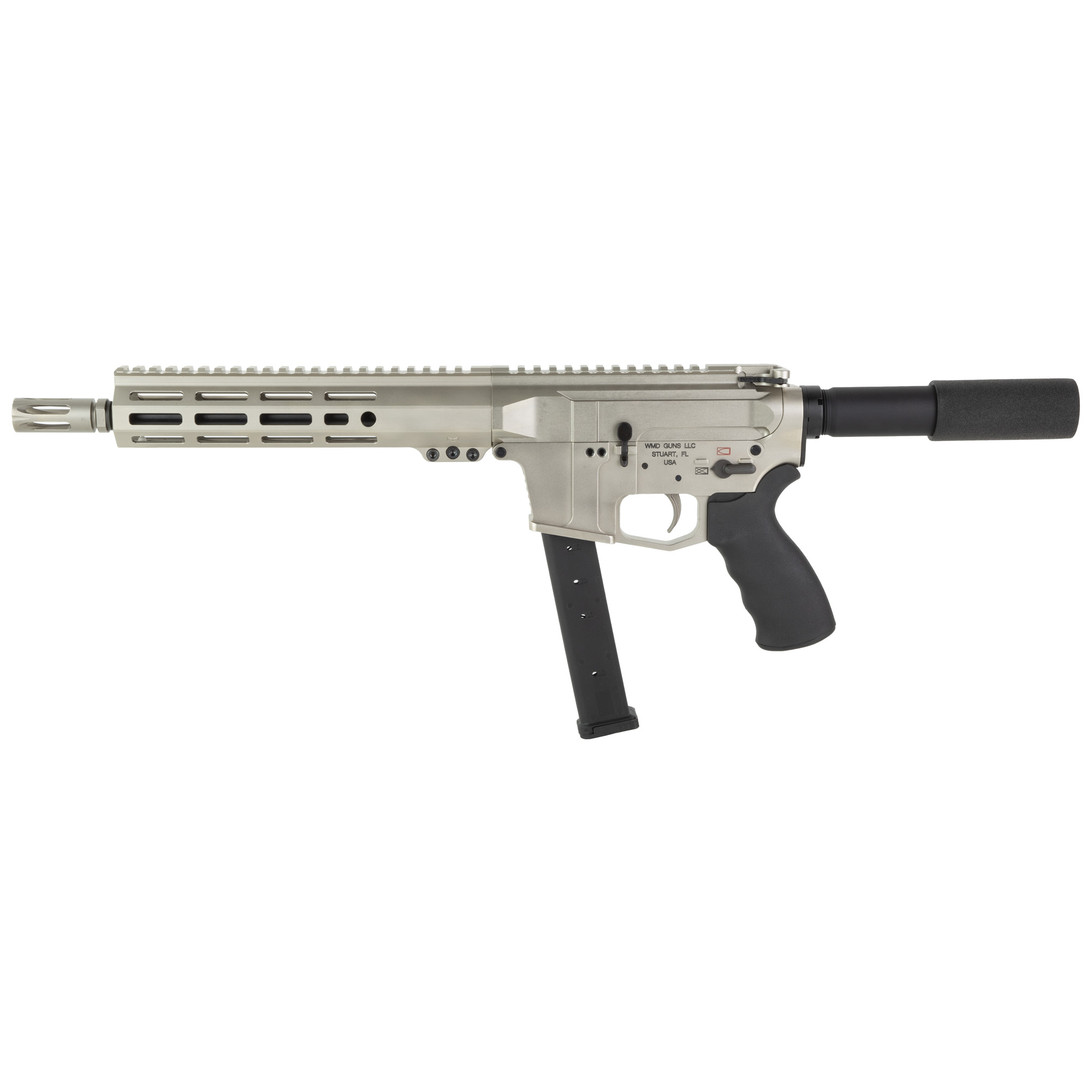 Wmd guns 9mm, 10.5" barrel, 33 rnd - silver [mpn:1-9mmcarbine] - Semi ...