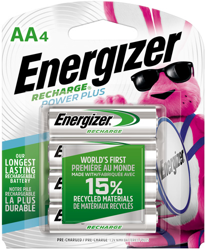 Energizer Rechargable Power Plus Batteries Aa 4 Pack - Flashlights at ...