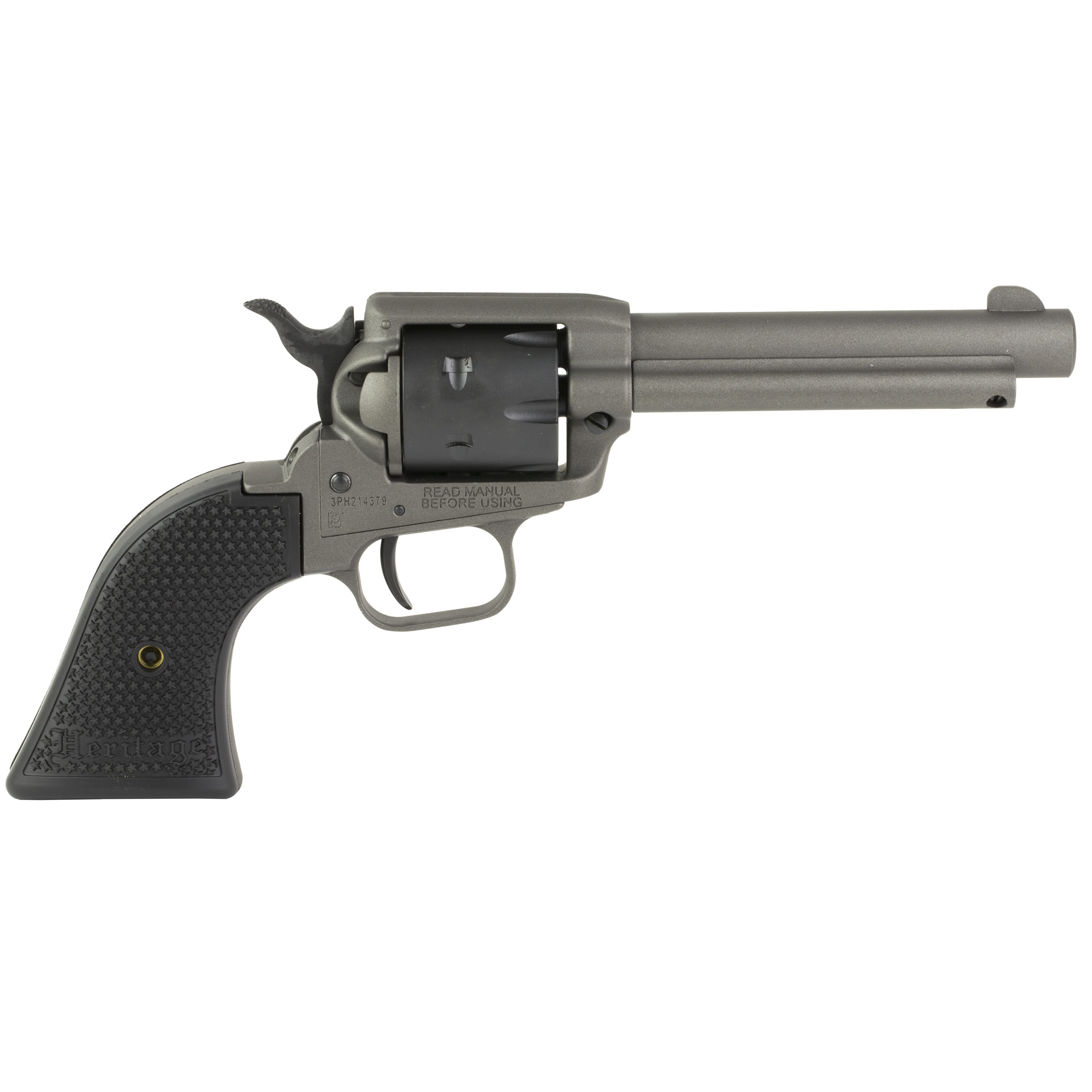 Heritage Rough Rider 22 LR 4.75" Barrel 6Rd Tungsten Polymer Grips ...
