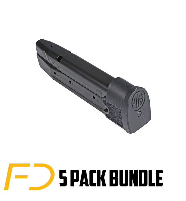 Sig Sauer OEM 9MM P250 P320 XFive 21 rnd Blued 5 pack - Everything Else ...
