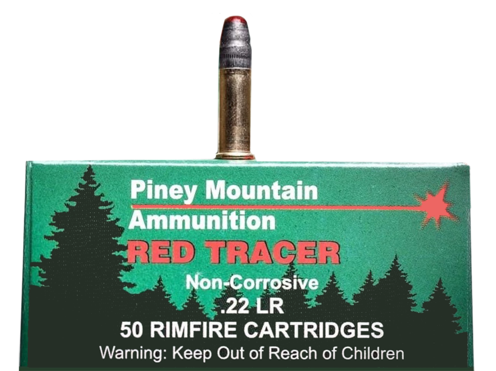 Piney Mountain Ammunition Red Tracer .22LR 40gr LRN 50 Rounds [MPN: PMS ...