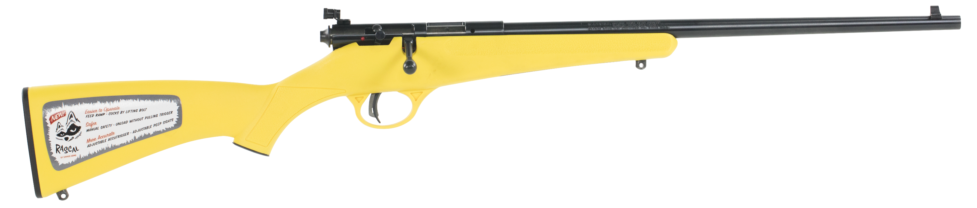 Savage Rascal Sav 13805 22lr Yth Yellow - Single Shot Rifles at ...