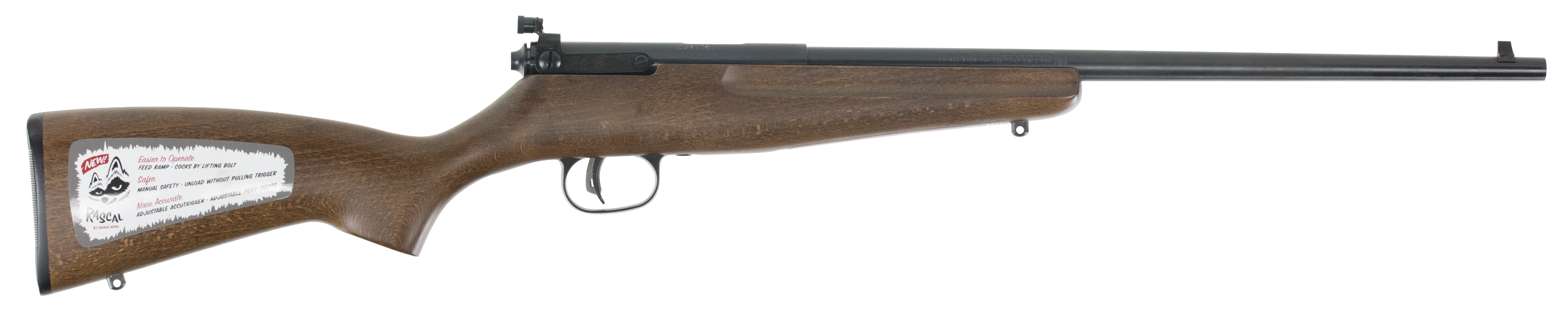 Savage Rascal Sav 13820 22lr Yth Hardwood Lh - Single Shot Rifles at GunBroker.com : 1090546279