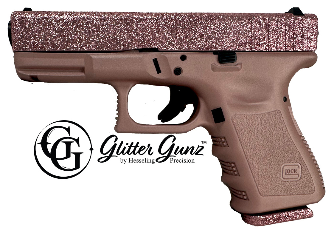 GLOCK G23 Gen 3 .40 S&W 4.02in. Barrel 13rd Glitter Gunz US Rose Gold ...