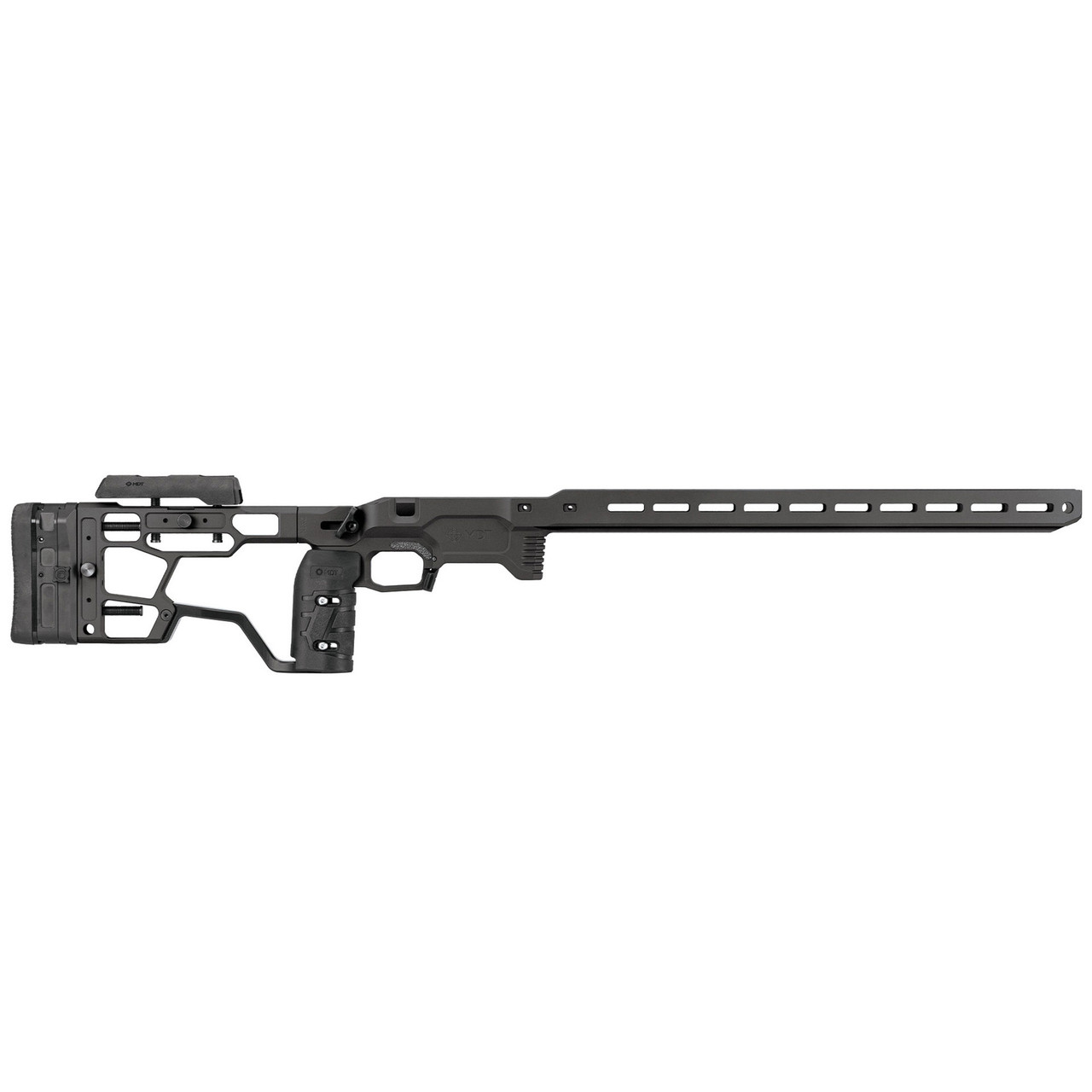 MDT ACC Elite Rifle Chassis Cerakote Finish Black Fits Remington 700 ...