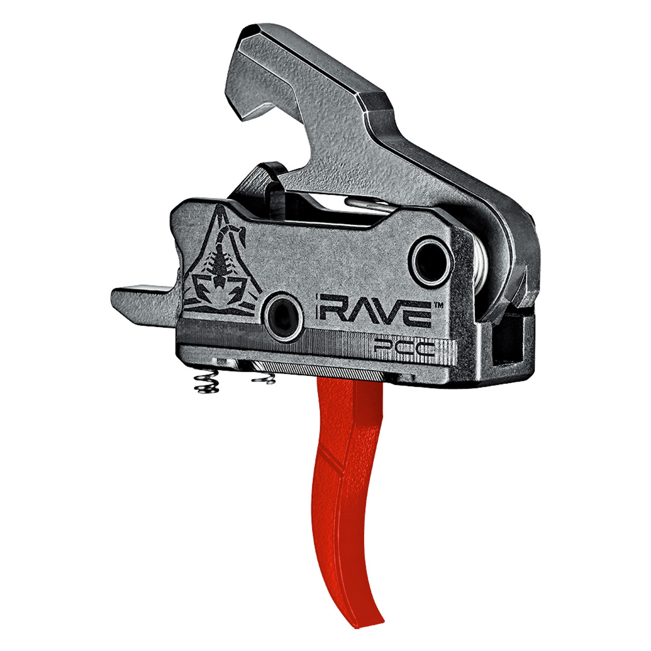 Rise Armament Ravepcc AR9 Curved Trigger Red - Small Rifle Parts at ...
