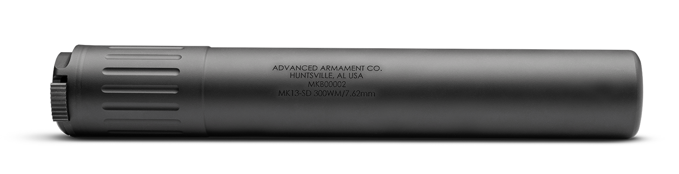 Aac (advanced armament) mk13sd 300 win black silencer - Silencers at GunBroker.com : 1125747820