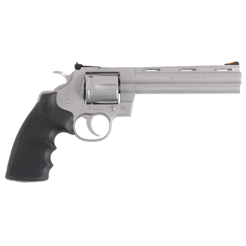 Colt Python .357mag 6" Ss Bead Blasted Adj Sight Hogue Grips ...