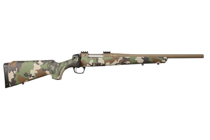 CVA Cascade Sb 450 Bushmaster 18" 4+1 Woodland Camo - Bolt Action ...