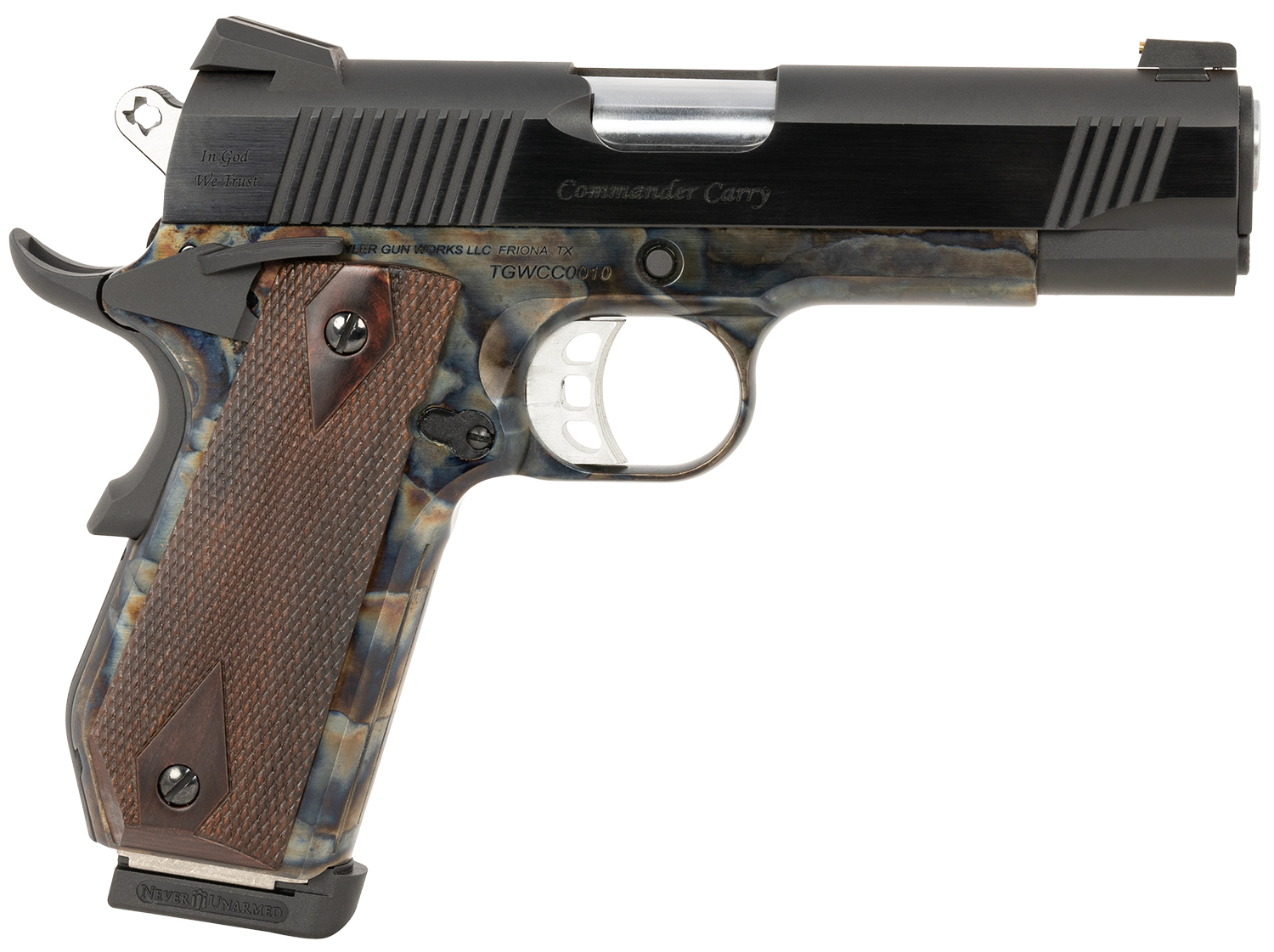Italian Firearms Group TGWCMCC45 1911 45 ACP 4.25" Walnut Grip - Semi ...