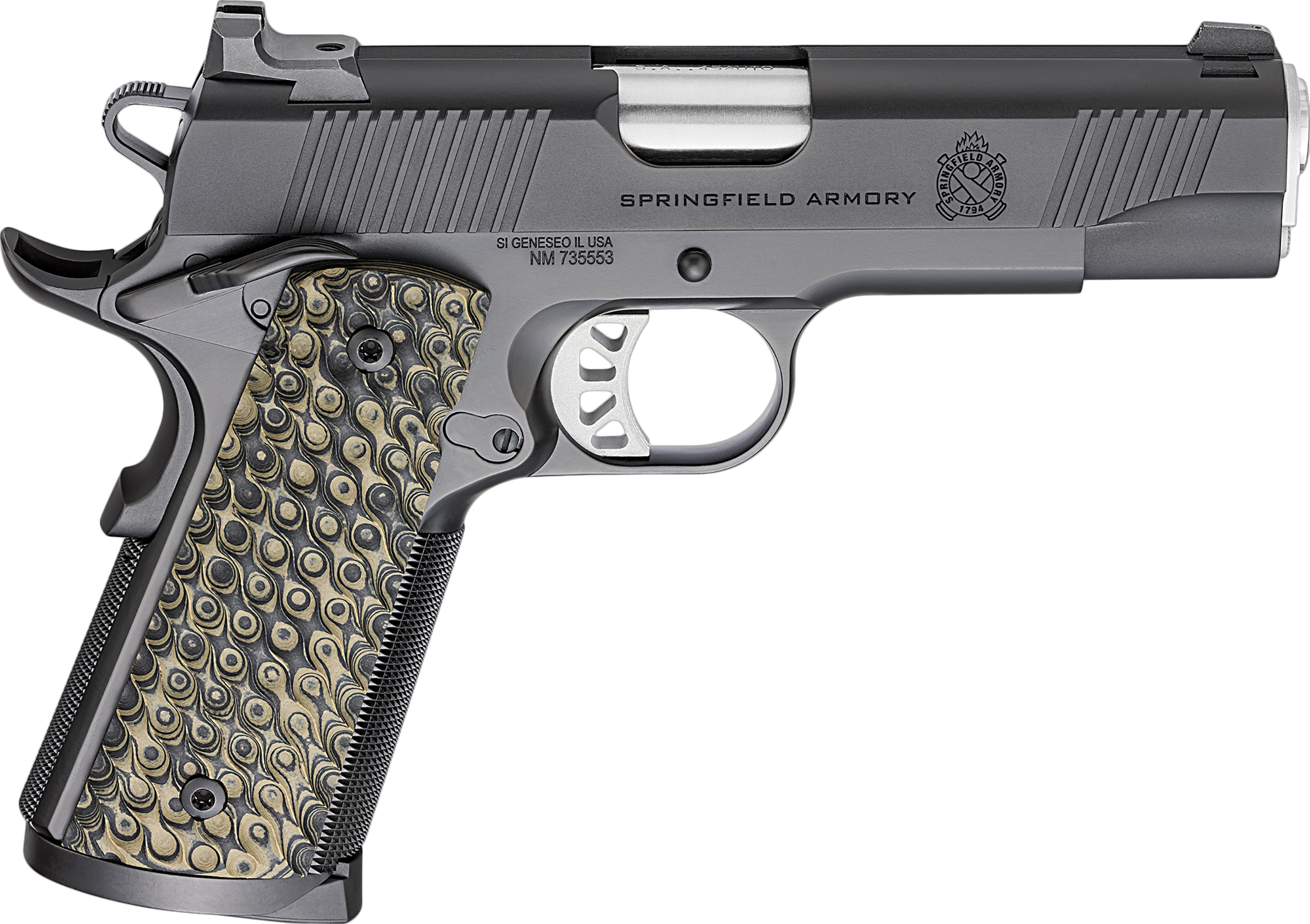 Springfield 1911 Trp 45acp 4.25" 8rd Classic Black - Semi Auto Pistols ...