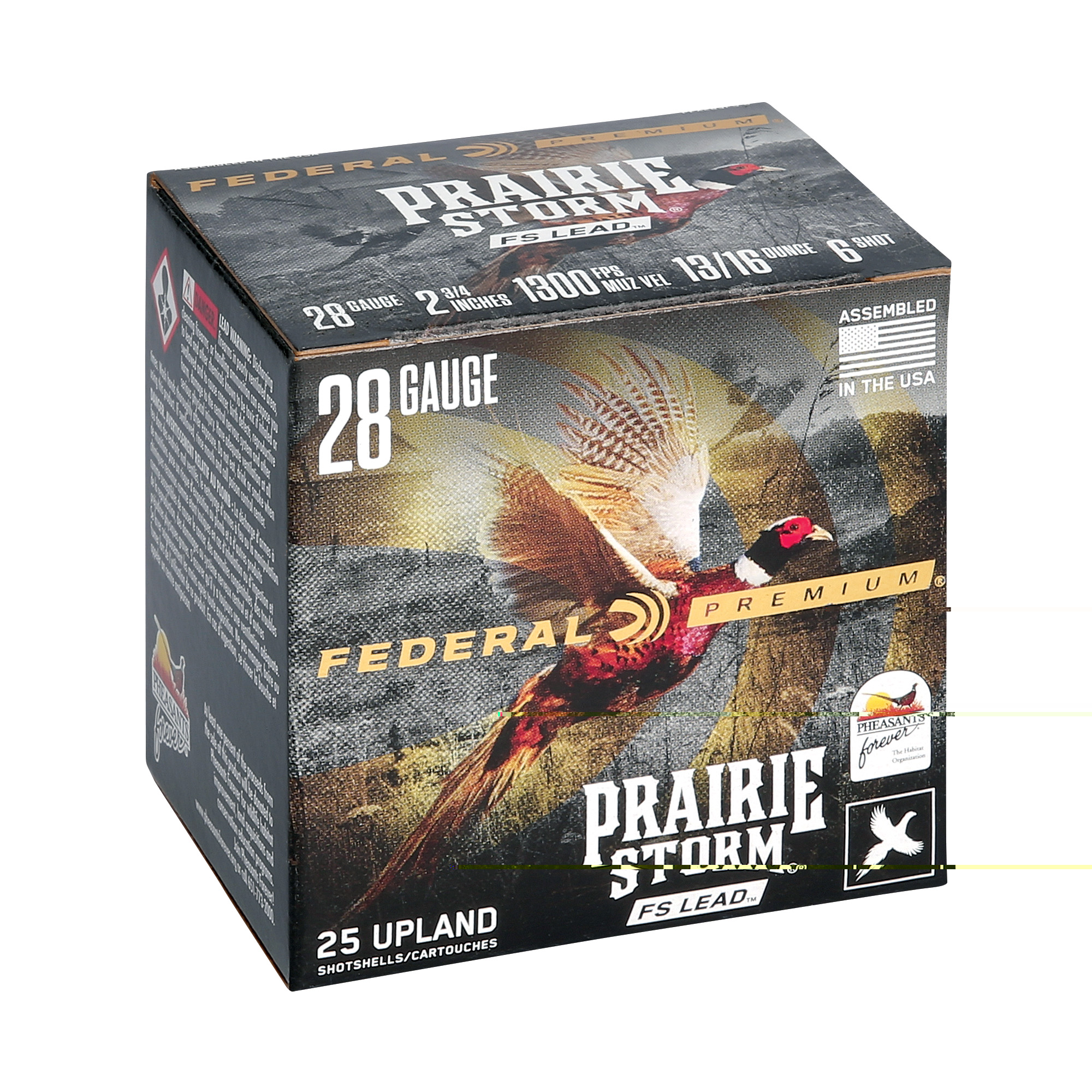 Federal Premium Prairie Storm 28 Gauge, 2.75", 13-16 ounce, 3 shot - 25 ...