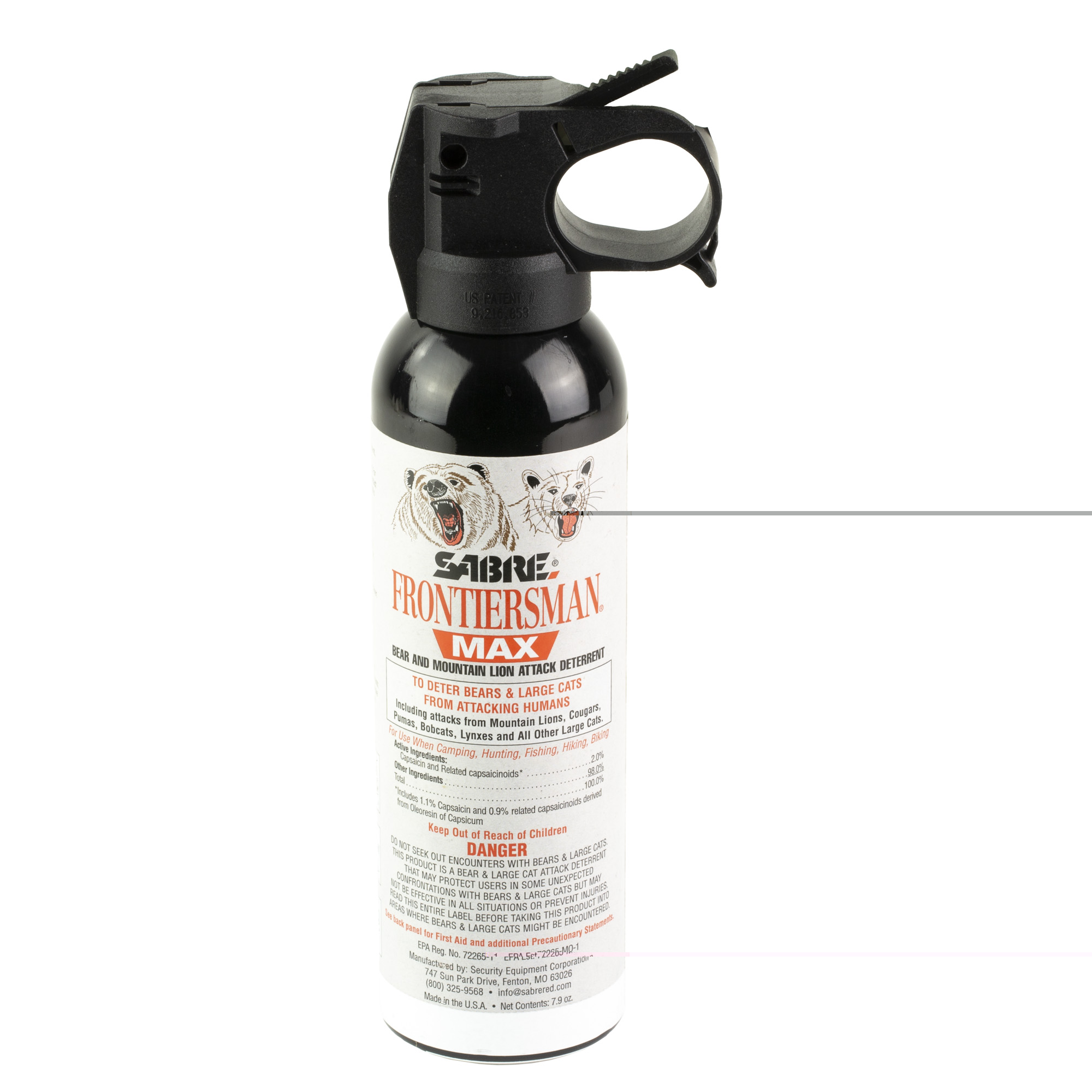 Sabre 7.9oz Bear-mnt Lion Spray Blk - Less-Lethal Weapons at GunBroker ...