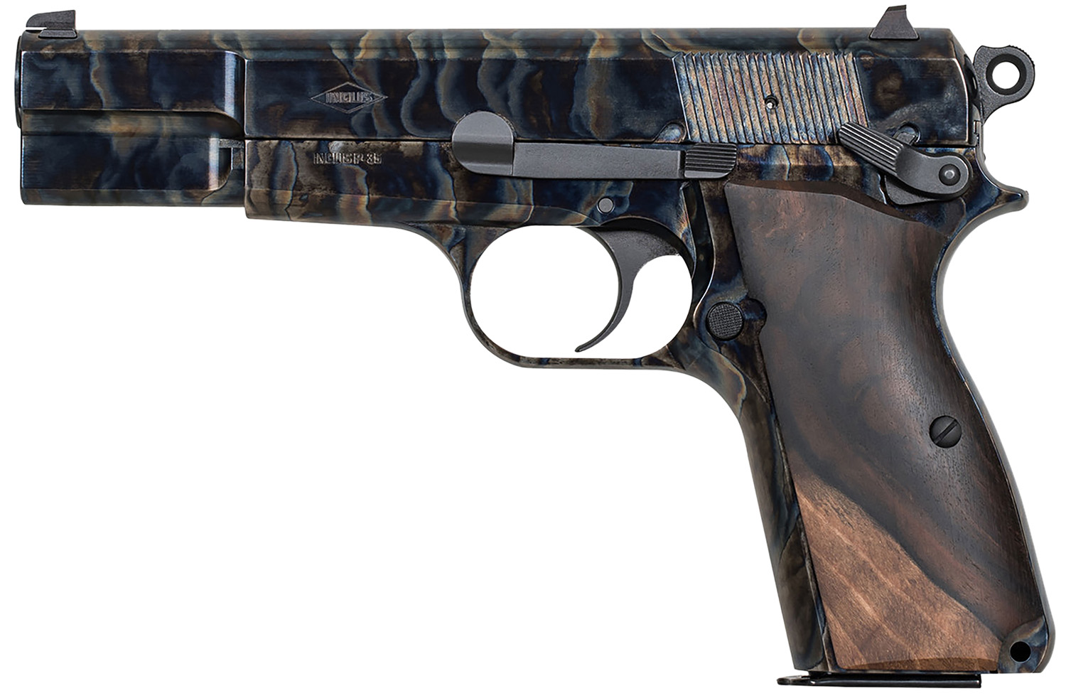 Inglis Gp 35 Hi power 9mm 4.7" Bbl 2 15rd Cch-walnut - Semi Auto ...