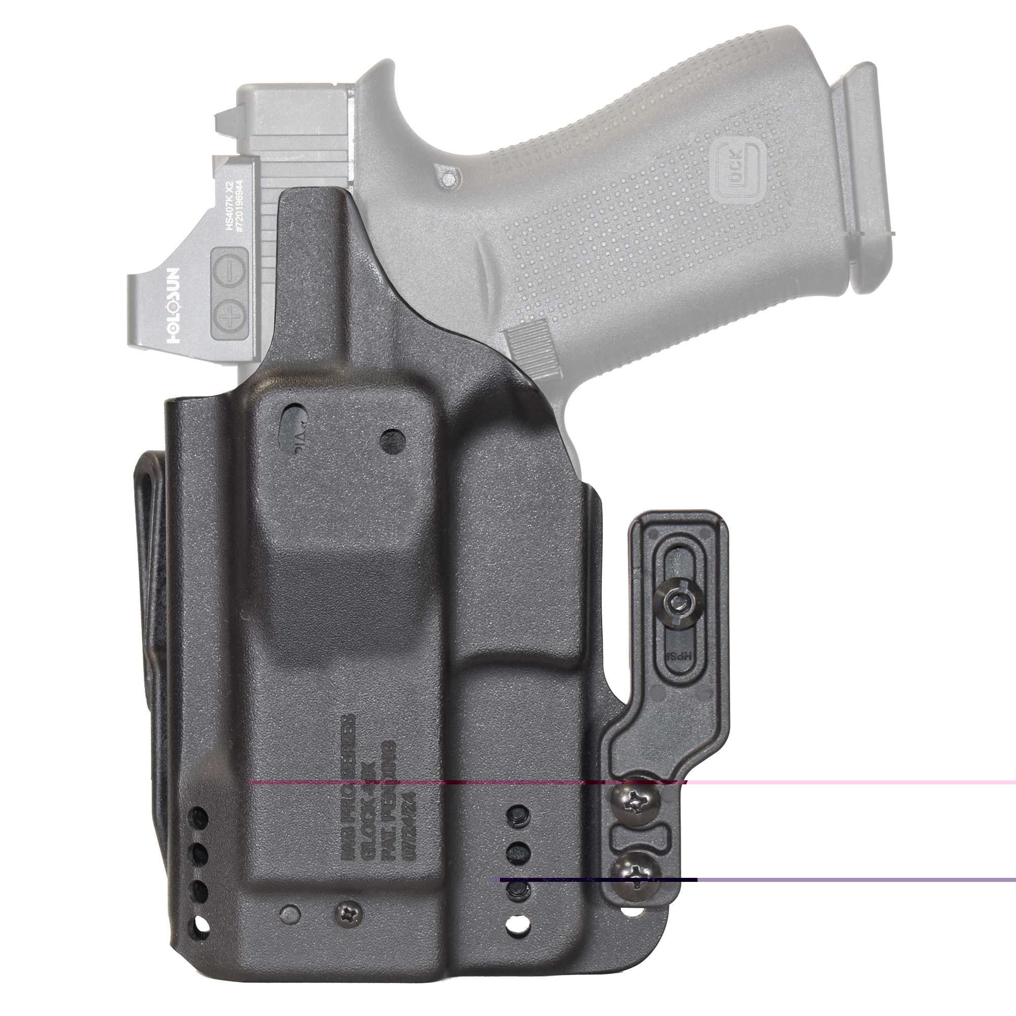 Mft Pro Hlstr For Glk 43x Iwb - Tactical Gear at GunBroker.com : 1107067727