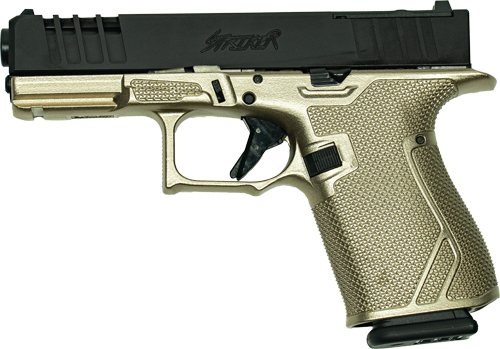 Glfa 19 Striker 9mm 4" 15 Shot Black Slide Platinum Frame - Semi Auto ...