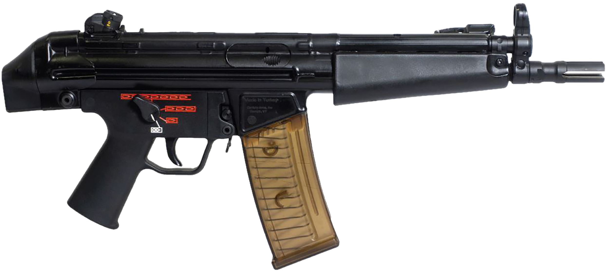 Century Arms AP53 5.56X45MM, 8.3" barrel, 30 rnd - Black [MPN: HG7888-N ...